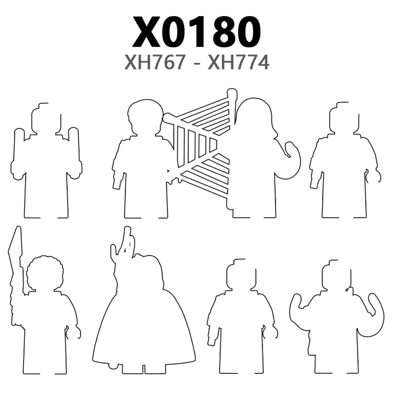 X0180 Super Heroes Daredevil Punisher Spider Man Masked Robber ...