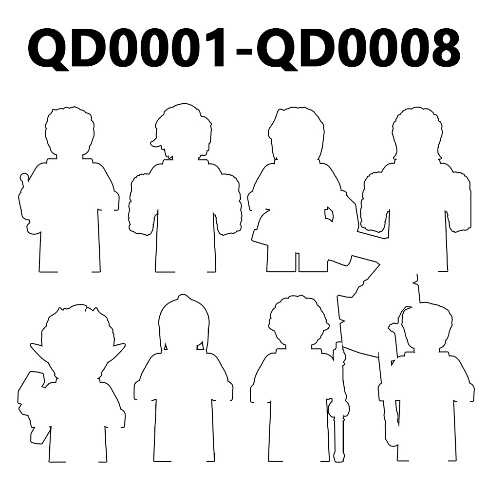 QD0001-0008 Game Arcane：League of Legends Silco Vi Jinx Fandel Cecil B ...