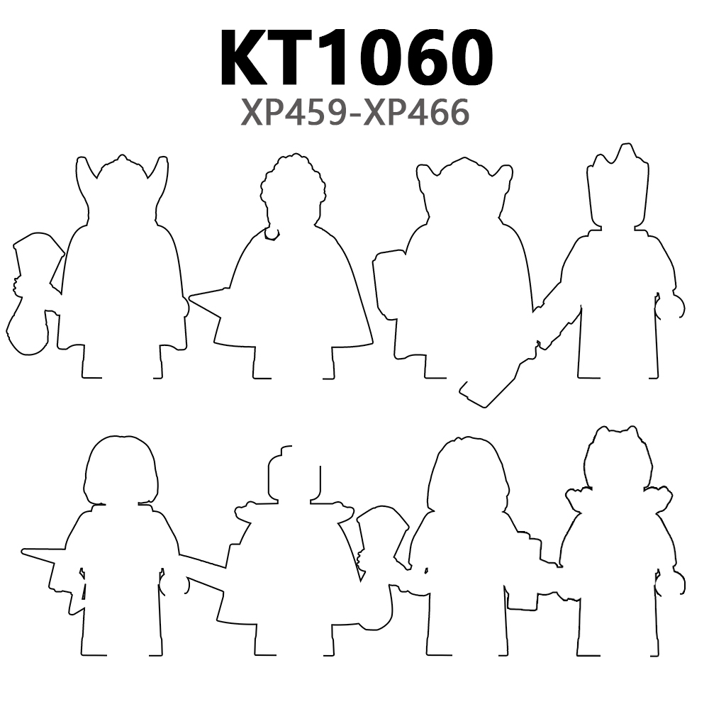 KT1062 Marvel Super Hero Thor Valkyrie Mighty Thor Korg Zeus Gorr Groot ...