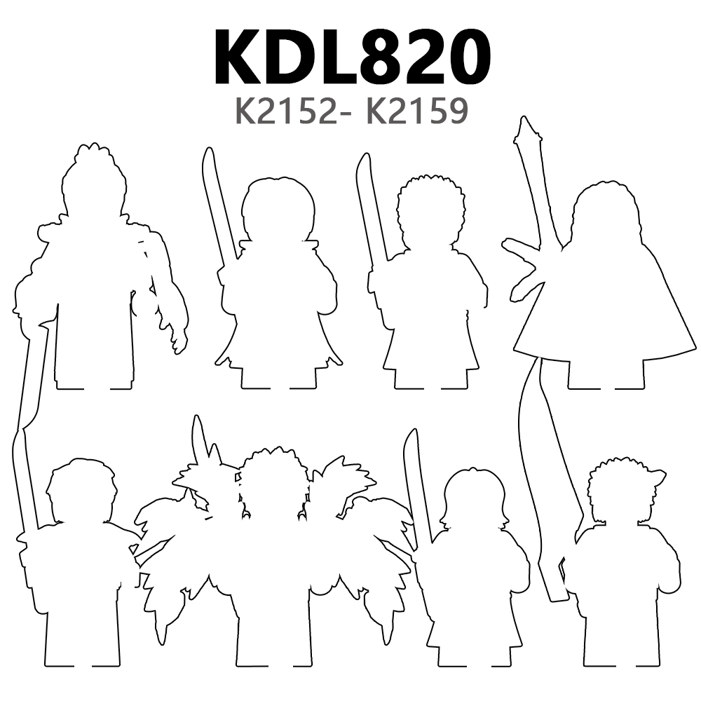 KDL820 Anime BLEACH Hitsugaya Kurosaki Kuchiki minifigs Building Blocks ...