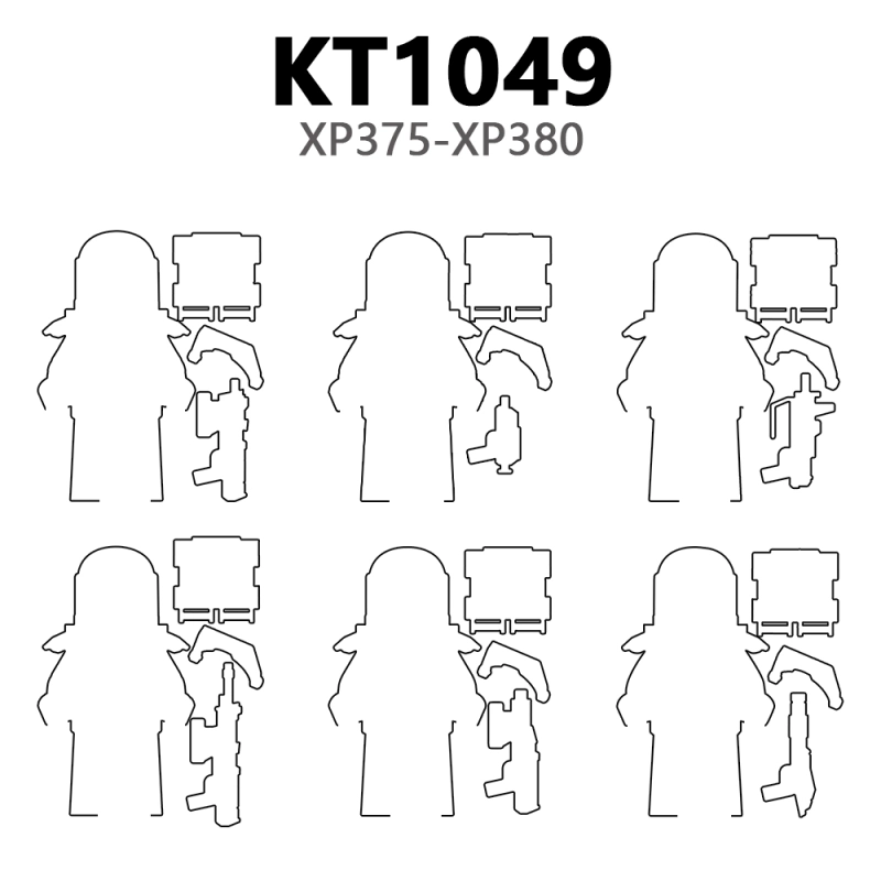 KT1049 Star Wars Gregor Niner RC1138 FIXER SCORCH SEV Building Blocks ...