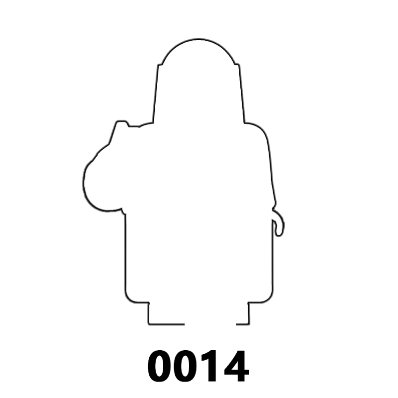 G0102 Famous Star Wars Movies Rey Boba Fett Luke Skywalker Jango Fett Mandalorian Warrior ...