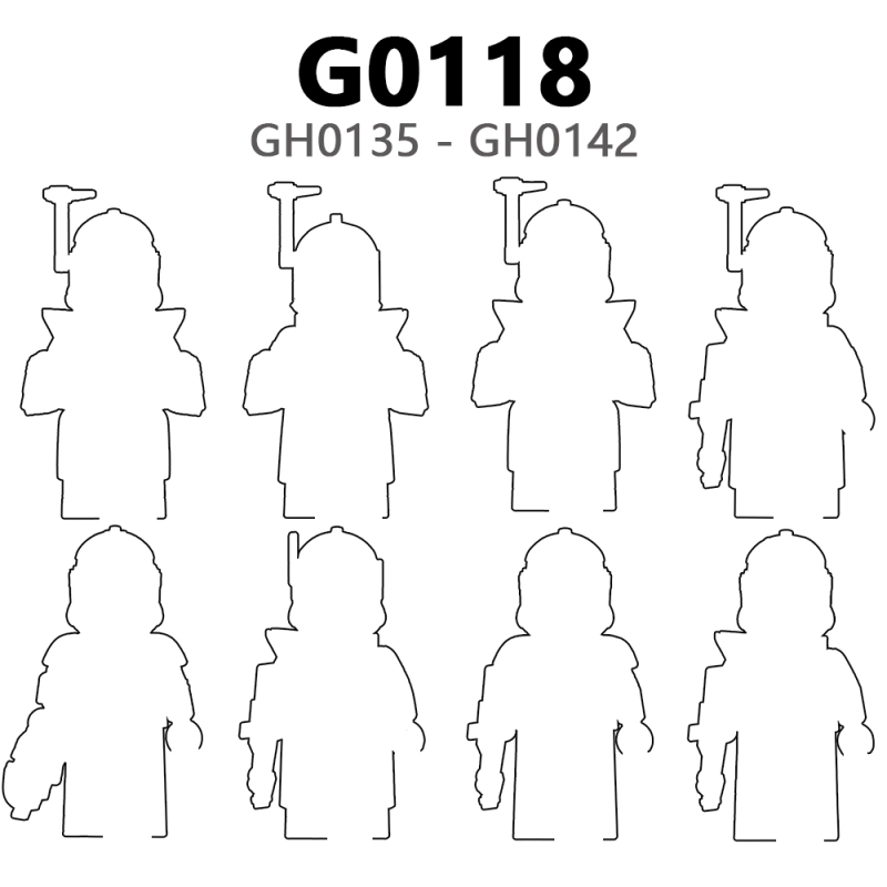 G0118 Space Wars 212th Arc Trooper Captain Keeli Coruscant Arc trooper ...