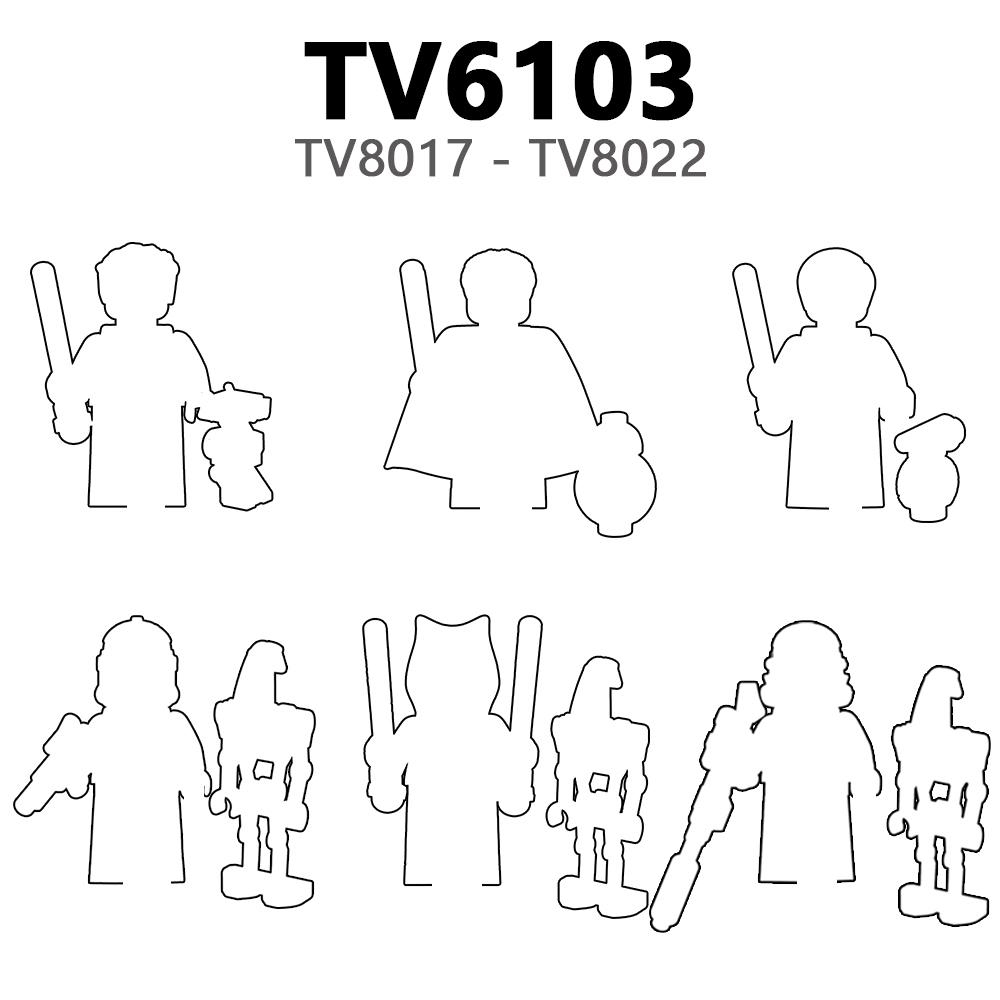 TV6103 Star War Airborne Troops Clone Trooper Obi-Wan Cal Kestis Rahm ...