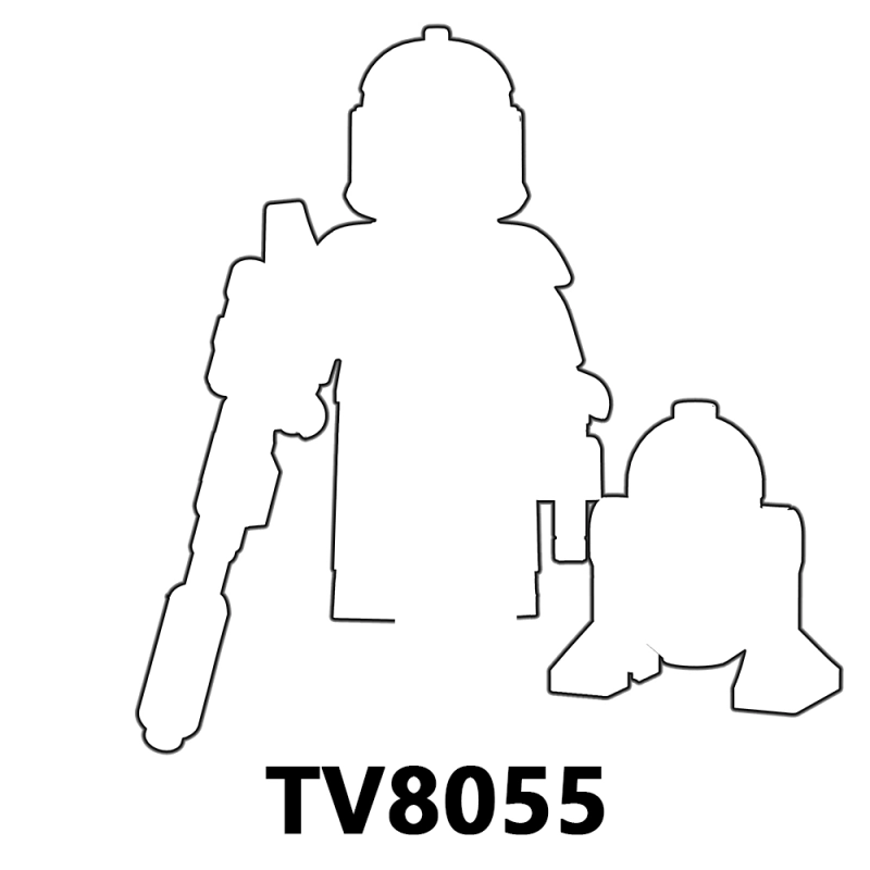 TV6108 Star Wars Movie Series Commander Fox Commander Ganch Bomb Squad ...