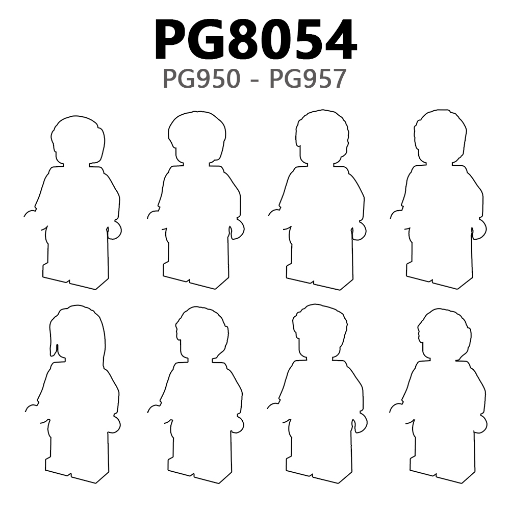 PG8054 Star Trek Movie Enterprise Captain Helmsman Chief Engineer ...