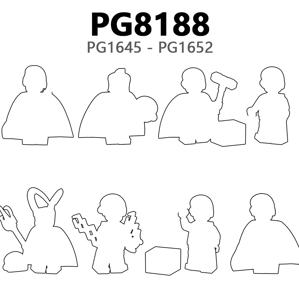 PG8188 Superman Doctor Fate Female Thor Shazam Female Rocky Flash The ...