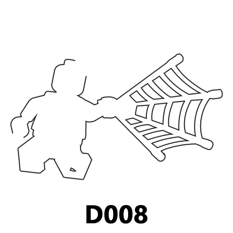 D001-008 Superhero People Red Blue Superman Action Figures Building Blocks Kids Toys