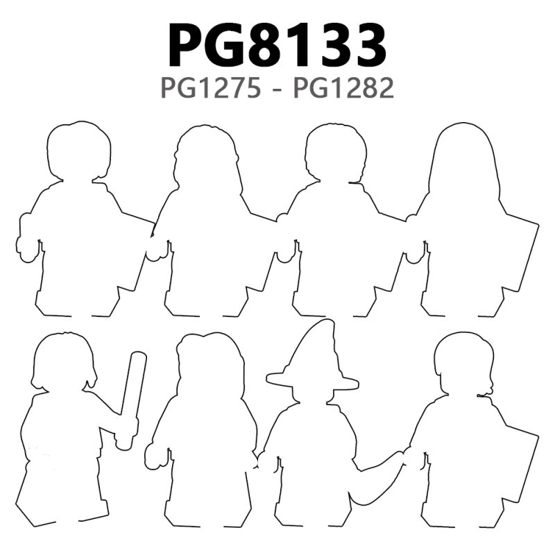 PG8133 Harry Potter Hermione Ron ginny SNAPE Dumbledore Minerva ...