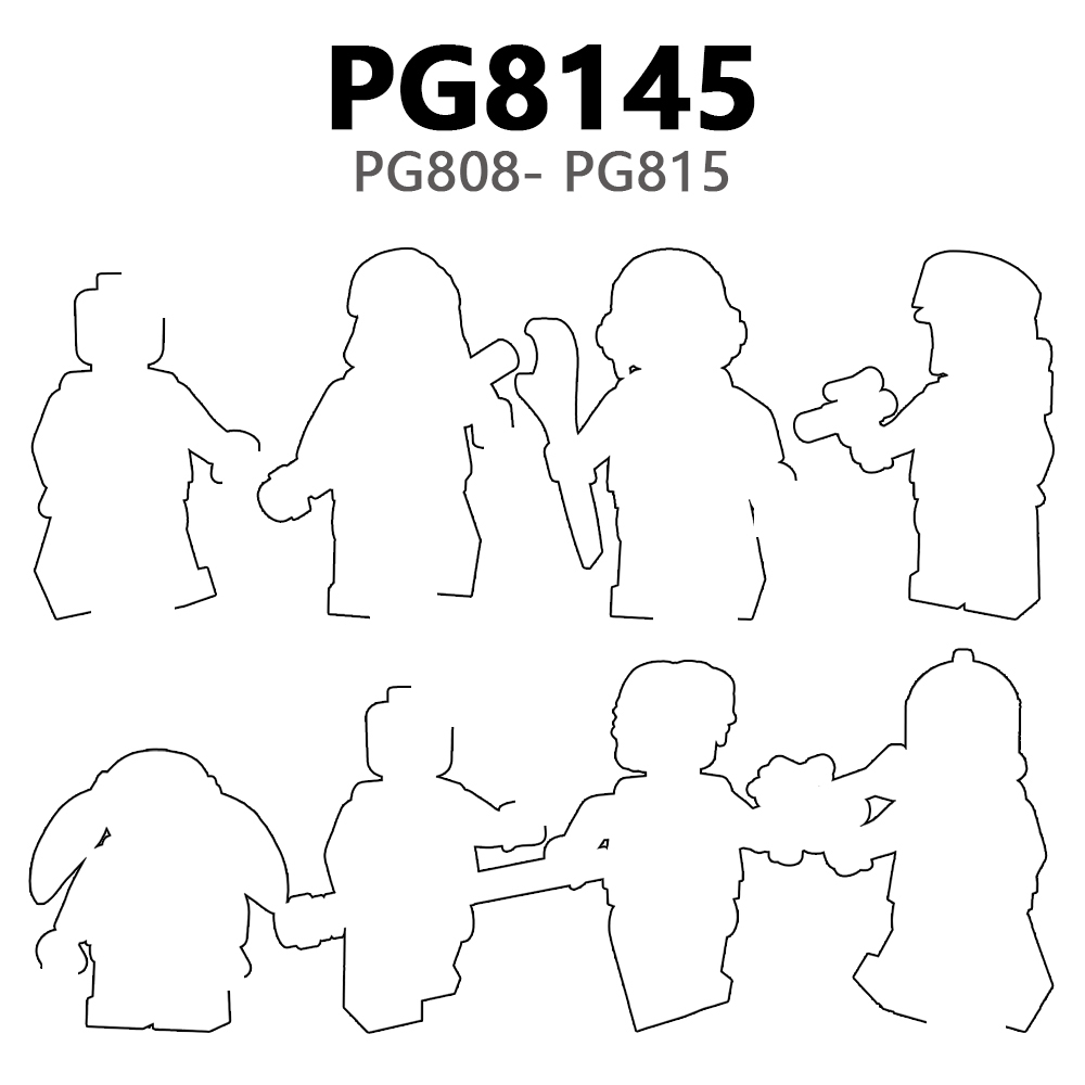 PG8145 Kessel Robot Rey A-wing Pilot Hoth Rebels Max Rebo Han Solo ...