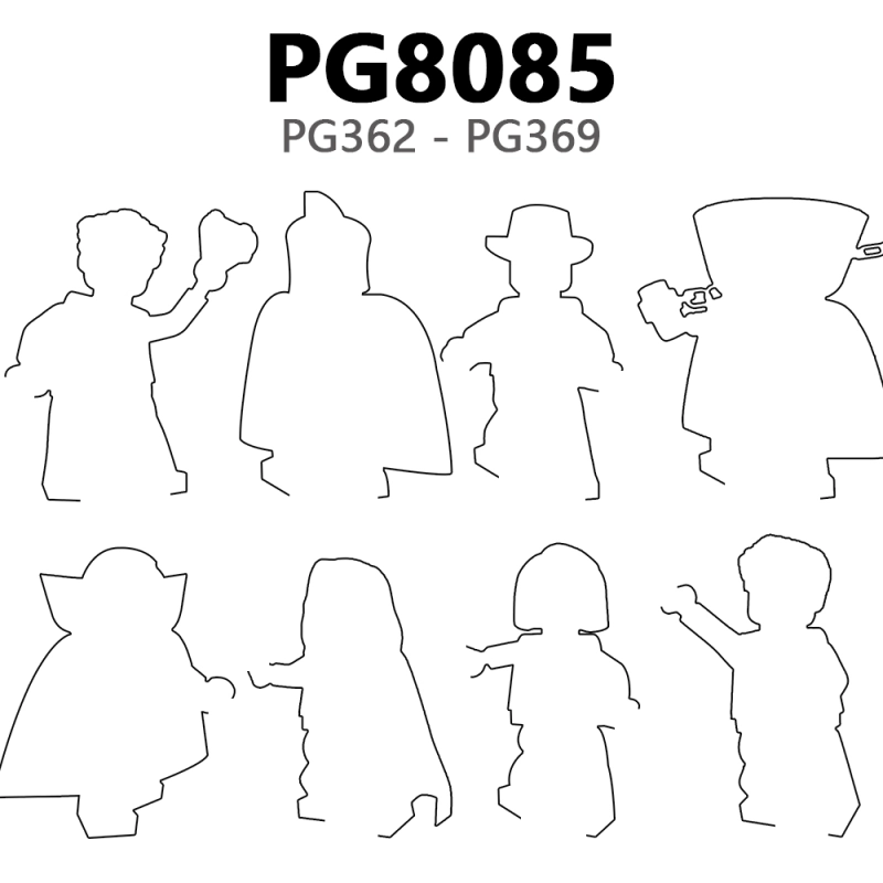 PG8085 Super Heroes The Joker Spawn Doctor Fate Rorschach Supergirl ...