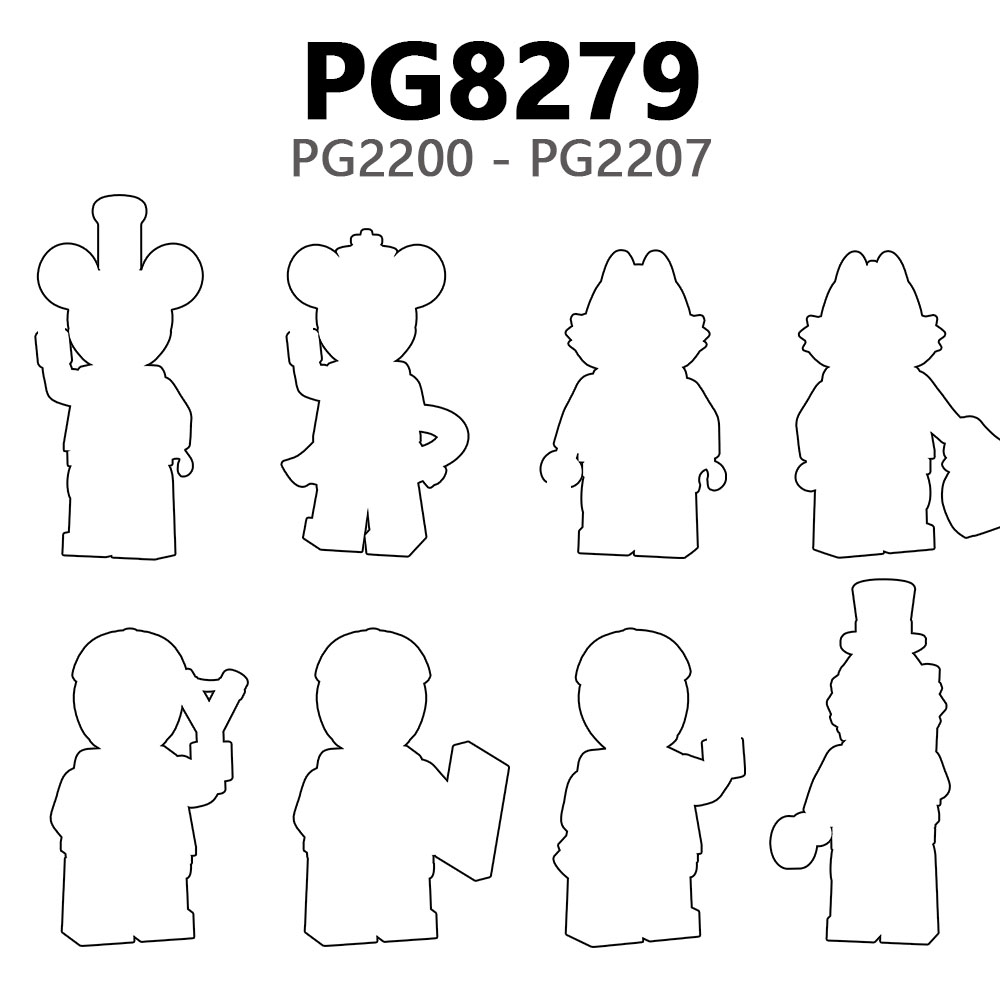 PG8279 Anime Cute Cartoon Toy Story Mickey Minnie Kiki Titi Du Er Huier ...