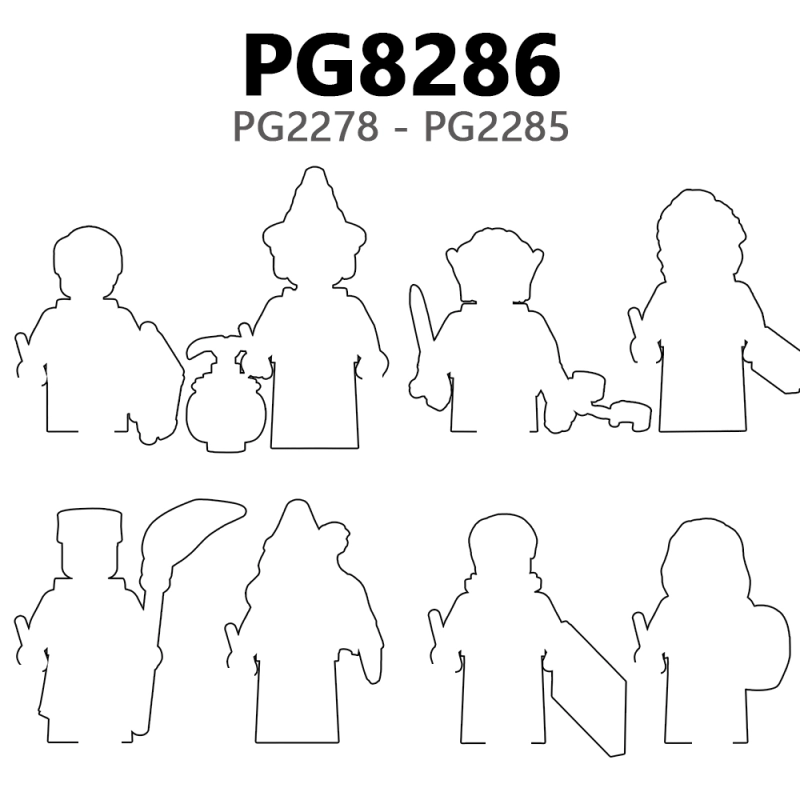 PG8286 Harry Potter Neville Longbottom Pomona Griphook Bellatrix ...