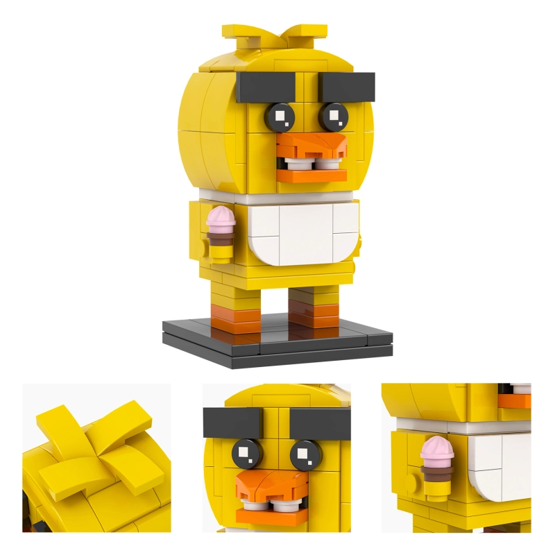 MOC7143-7148 Springtrap Freddy Fazbear Chica Bonnie Foxy Golden Freddy ...