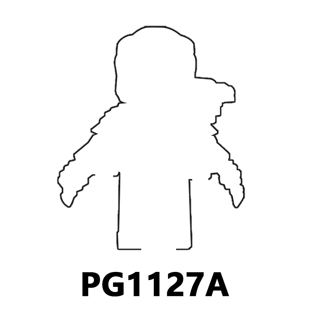 PG1127A Transparent Predator Action Figures Building Blocks Kids Toys