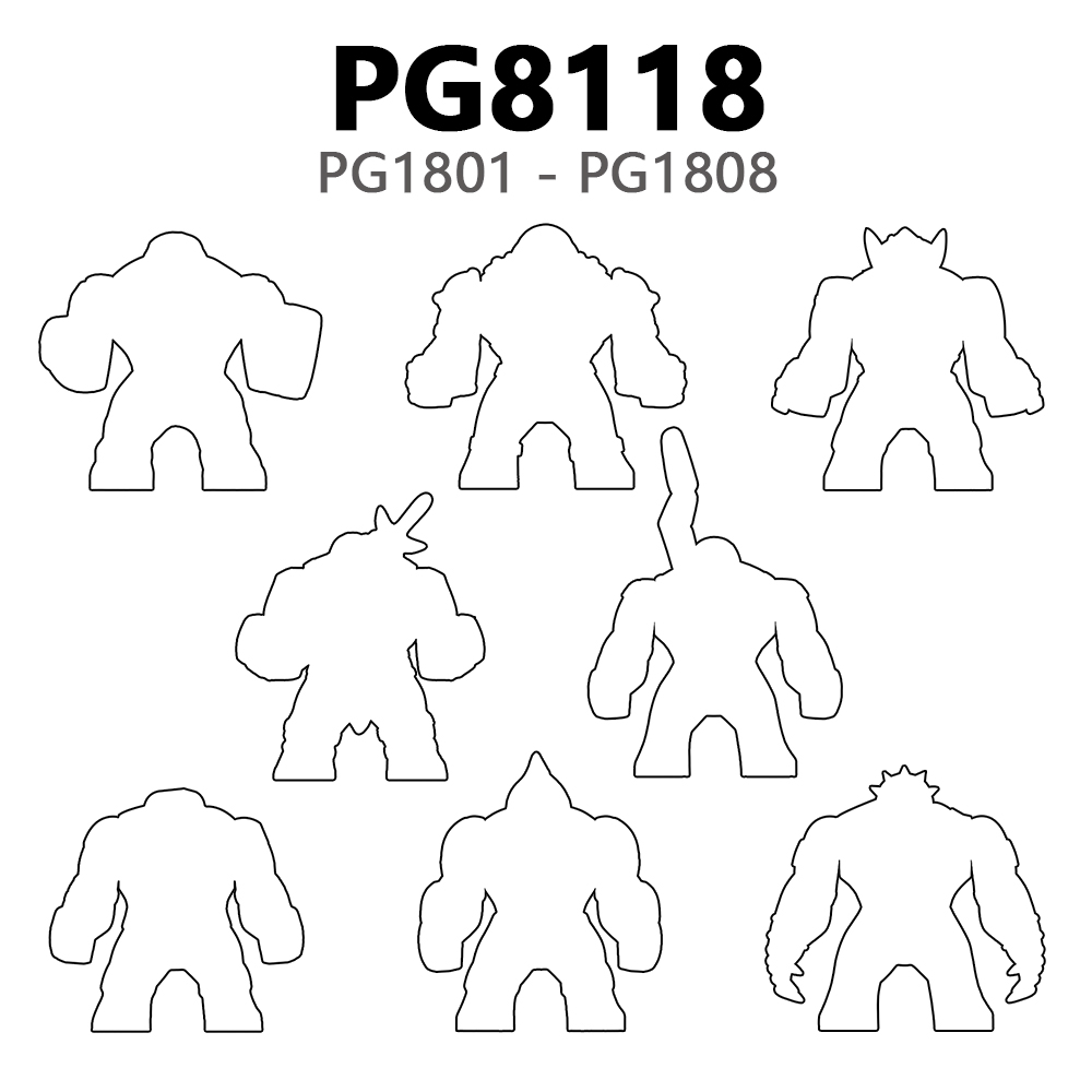 PG8118 Marvel superhero Haoke's Son Wolverine Clayface Rhinoceros Man ...