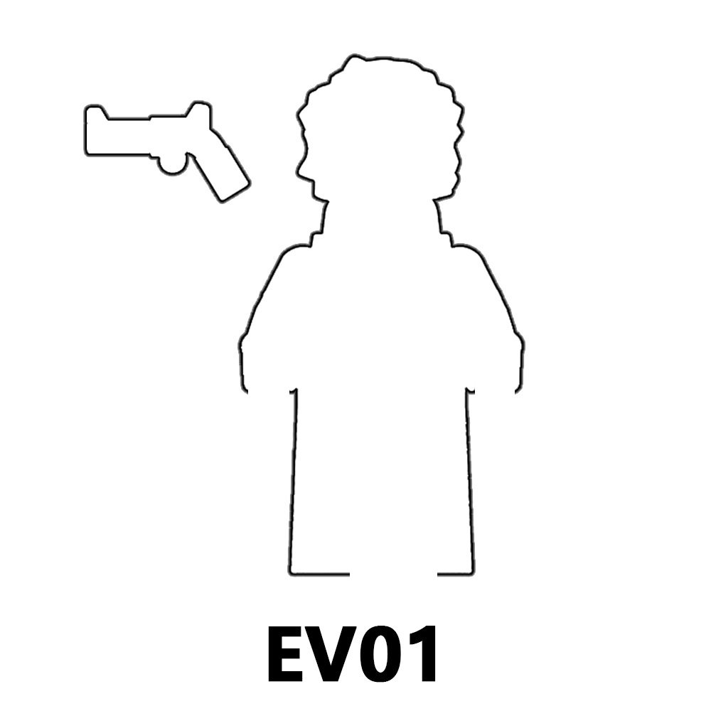 EV01 EV02 Game The Last of Us Joel Ellie Action Figure Building Blocks ...