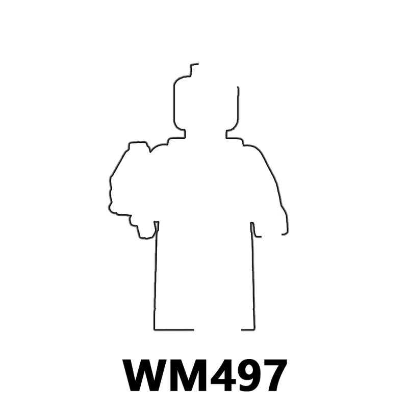 WM497 Horror Movie Killing Machine Action Figure Building Blocks Kids Toys