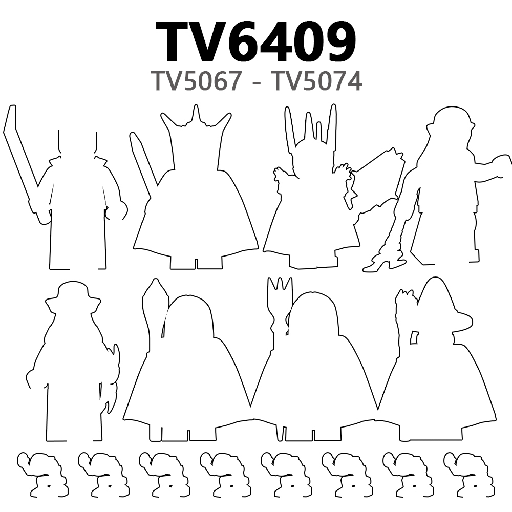 TV6409 The Lord of the Rings series Gothmog Sauron Blog Azog Gandalf ...