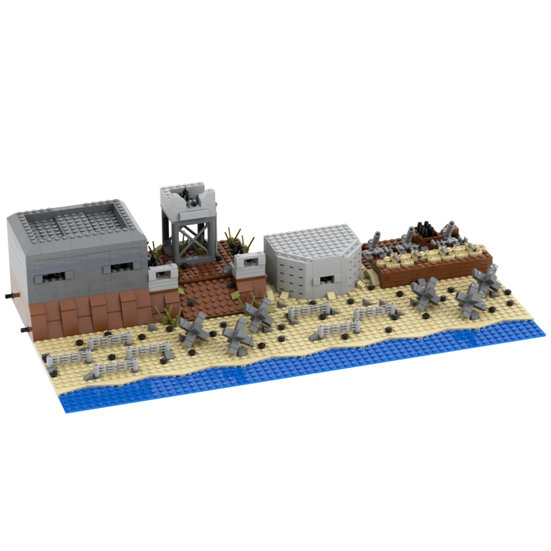 MOC5075 Landing Operations WW2 Military War Gun Weapon Cannon ...