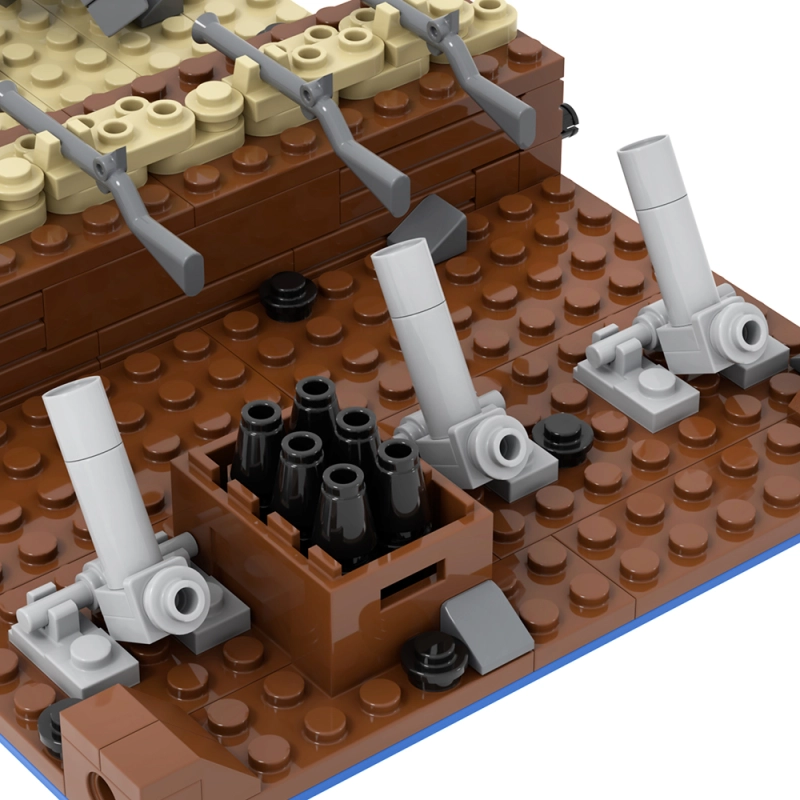 MOC5075 Landing Operations WW2 Military War Gun Weapon Cannon ...