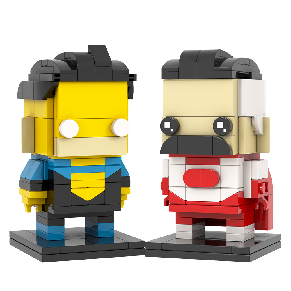 MOC7162 MOC7163 Invincible Mark Grayson Omni-Man Super Heroes Sci-Fi ...