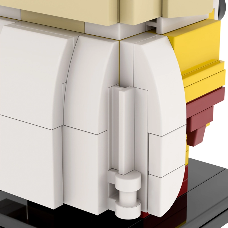 MOC7123 MOC7124 ONE PUNCH MAN Anime Figure Saitama Genos Building ...