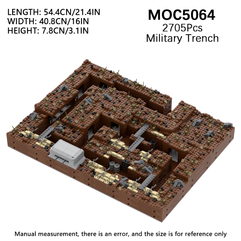 Building Blocks MOC5064 Military Battlefield Arsenal Medical Center ...