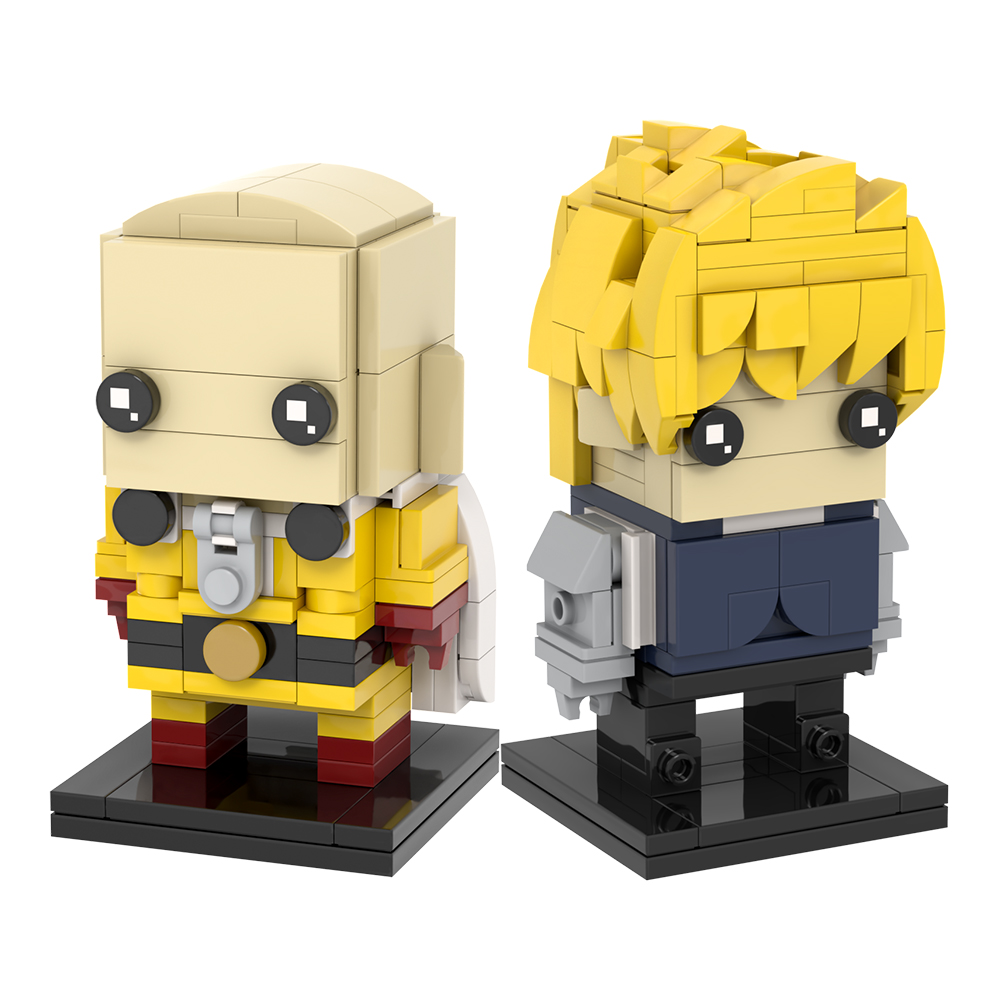 MOC7123 MOC7124 ONE PUNCH MAN Anime Figure Saitama Genos Building ...