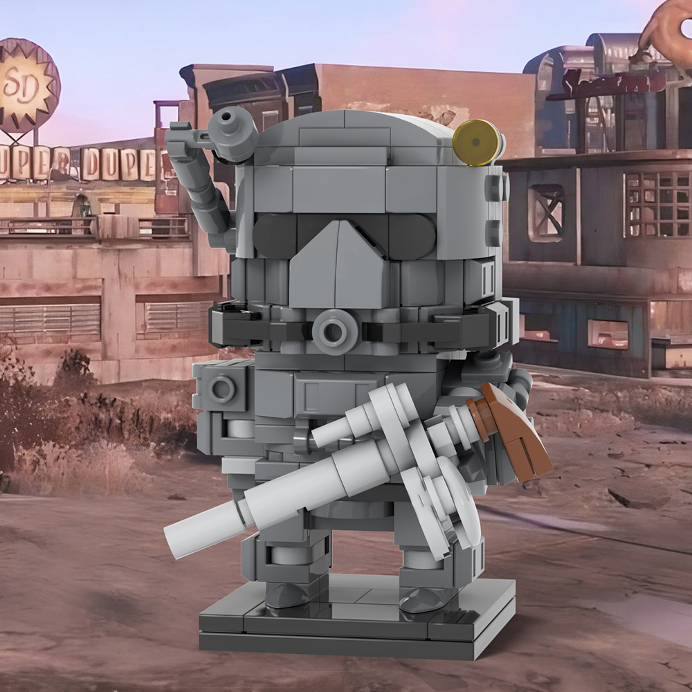 MOC7173 Fallout T45 Power Armor Sci-Fi Game Movie Figure Nucleus ...