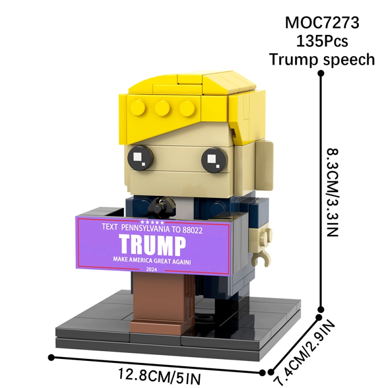 MOC7273 Trump Speech 2024 Celebrity Politicians Famous People Building ...