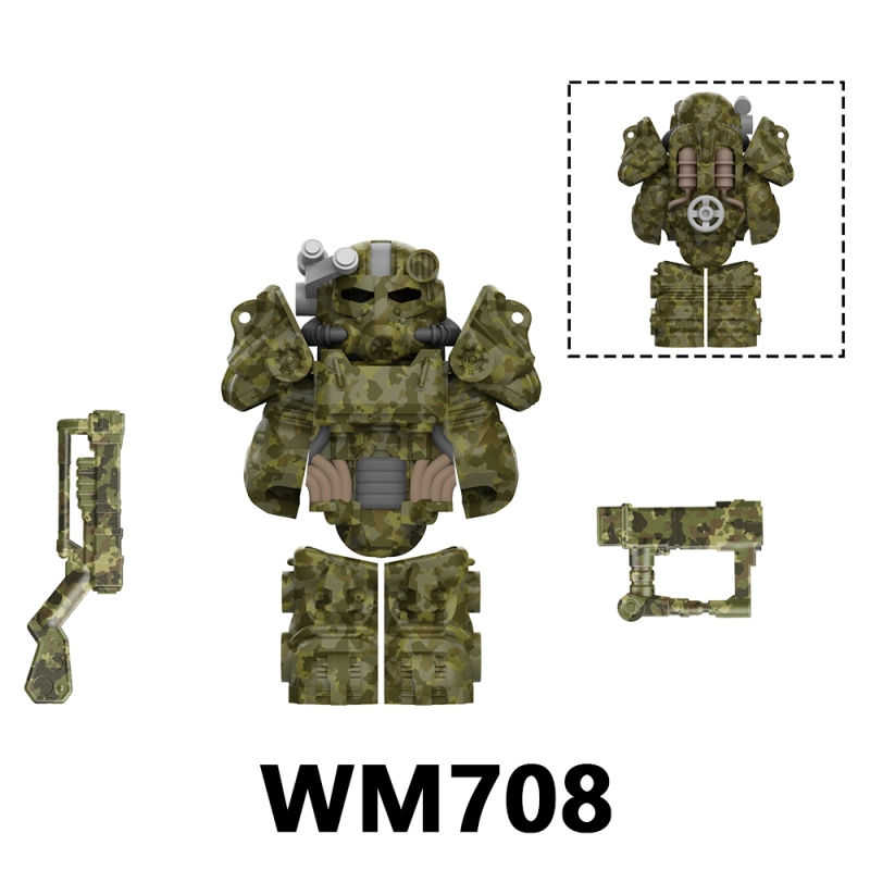 MY706-710 Fallout Characters T60 Power Armor Vault Boy Action Figure ...