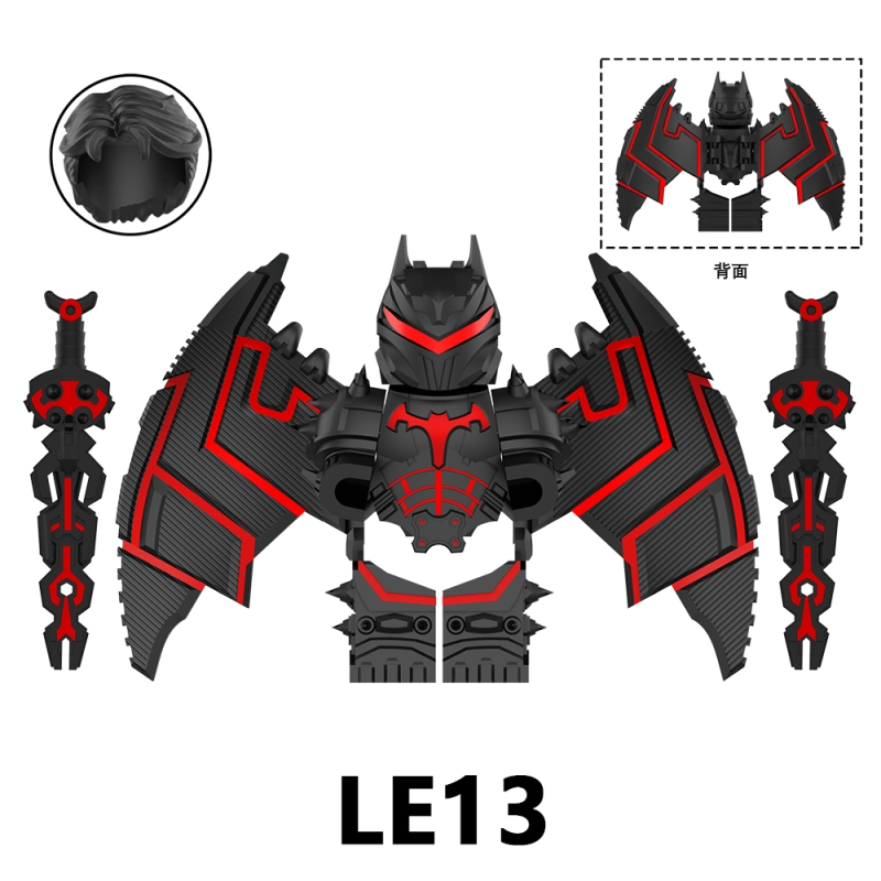 LE13 LE14 LE15 Hellbat Batman Super Heroes Sci-Fi Movie Compatible ...