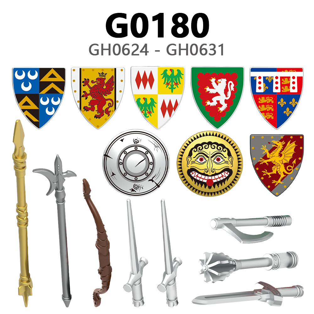 G0180 Medieval Military War Soldier Army Knight Lionheart Hoplite ...