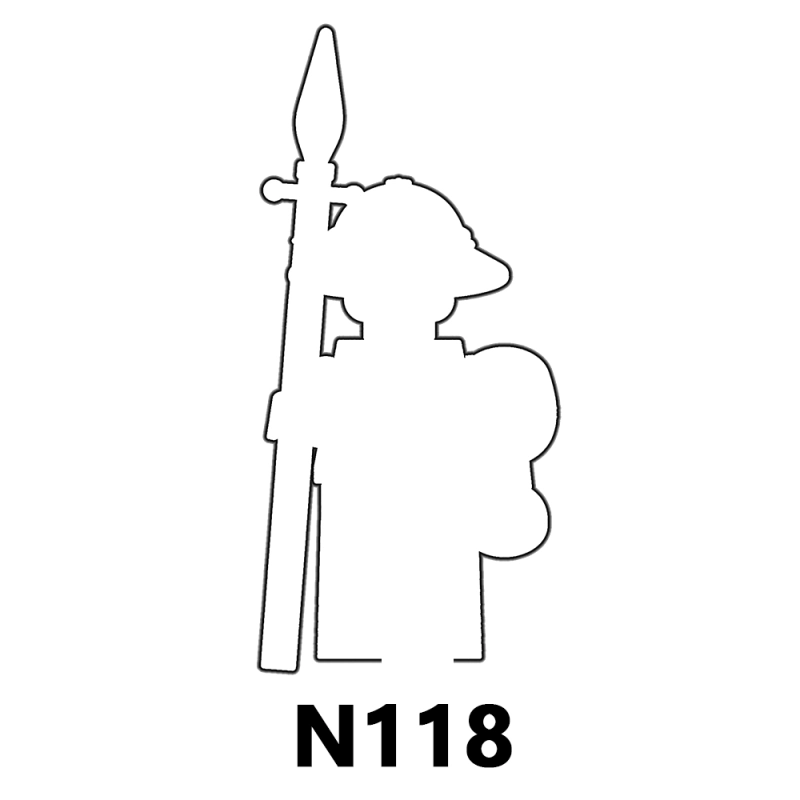 N117-N214 Horror Zombie Series Old Guard Zombie The Crusaders Zombie ...