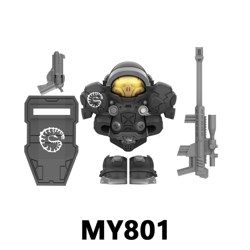MY801-805 Fallout Characters James Raynor Tychus Marine LT Moralrs ...