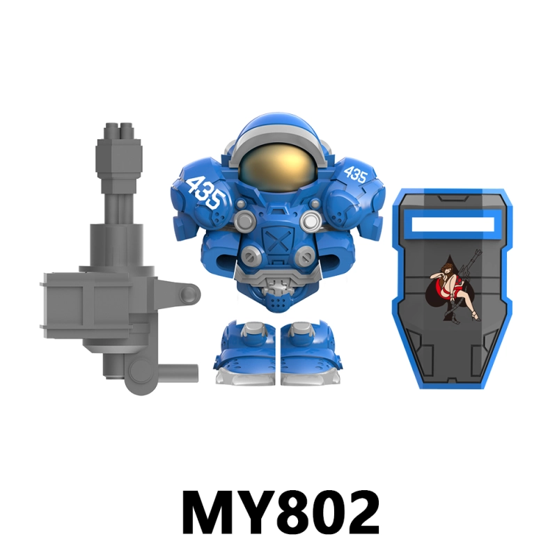 MY801-805 Fallout Characters James Raynor Tychus Marine LT Moralrs ...