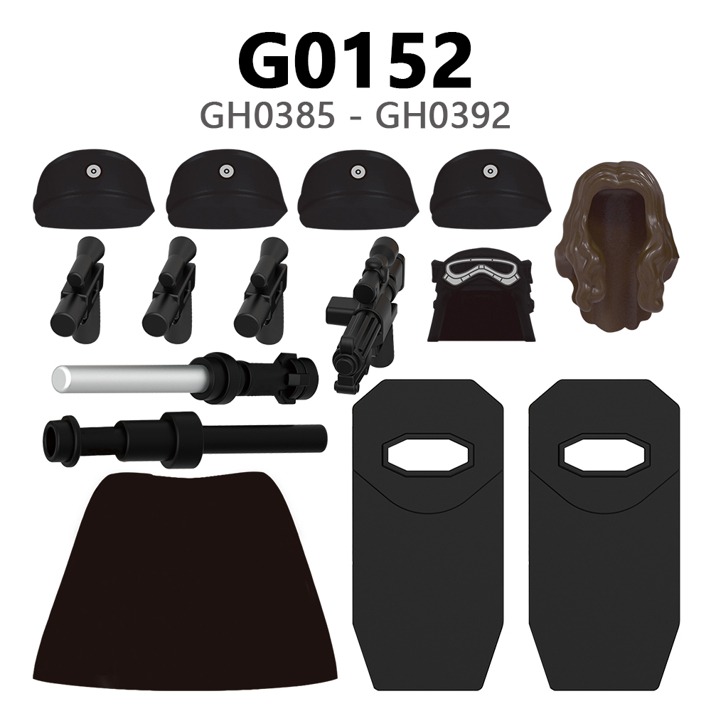 G0152 Star Wars Captain Kaido ISB Tactical Agent Riot Trooper Bix ...