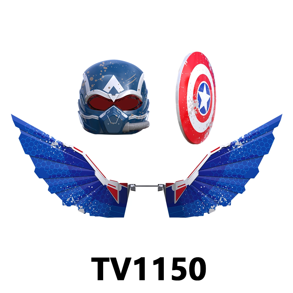 TV6218 Super Heroes Marvel Captain America FALCON Red Hulk Hulk Action ...