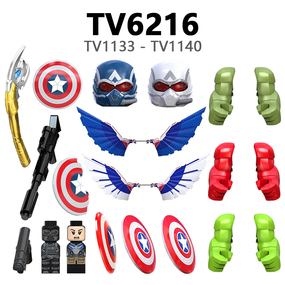 TV6216 Marvel Superheroes Hulk Captain America Winter Soldier Ruth ...