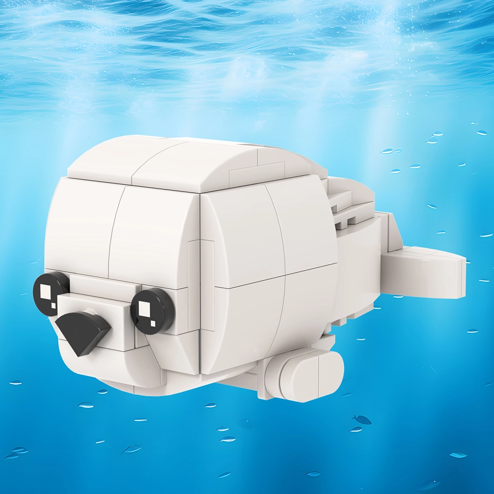 MOC7234 Animal Series Seal Model Brickheadz Brick Compatible With ...