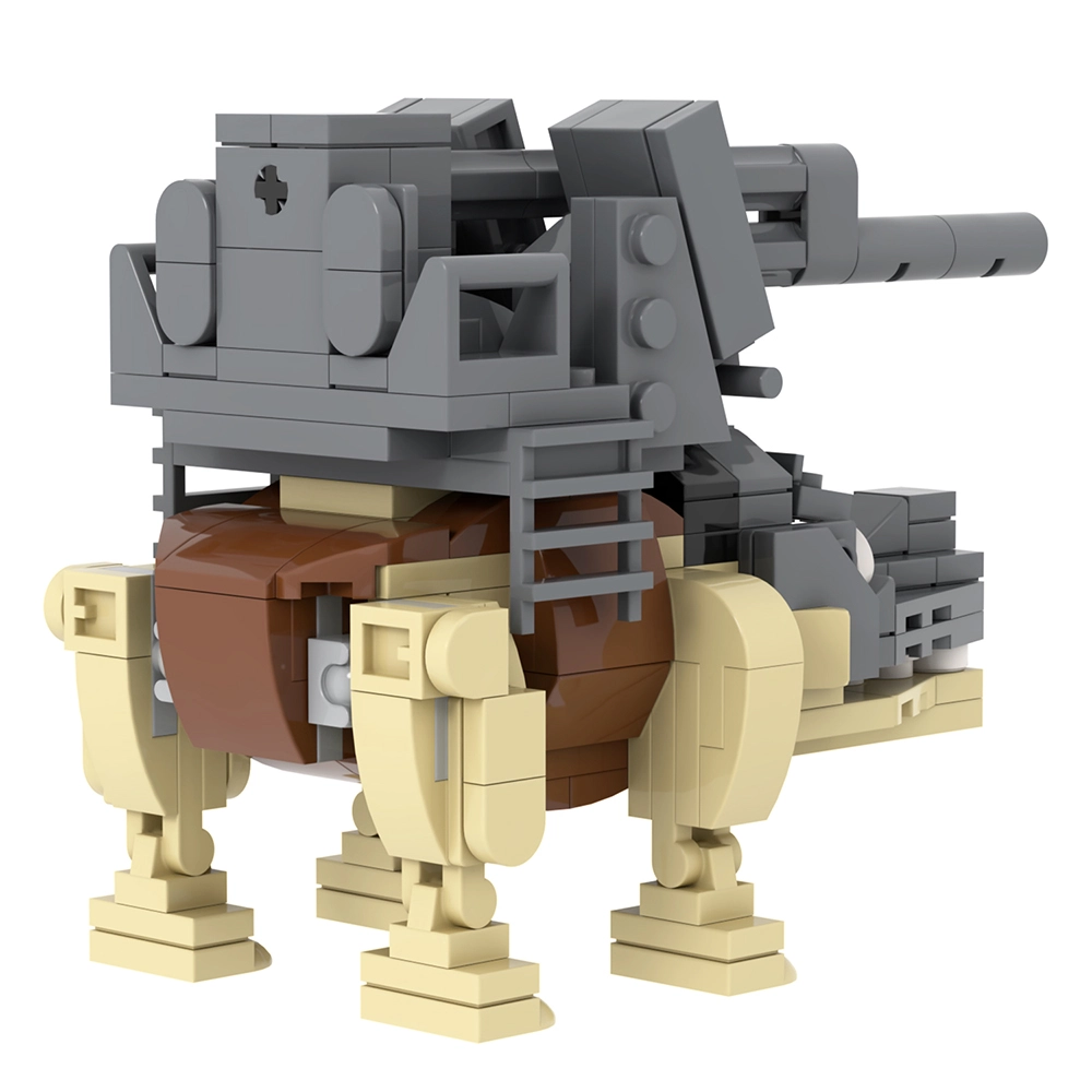 MOC7287 239Pcs Attack on Titan Anime Cart Titan Brickheadz Figure Model ...