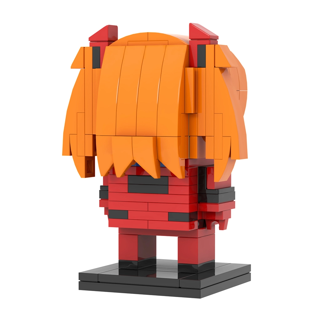MOC7429 Anime Neon Genesis Evangelion Asuka Langley Soryu Brickheadz ...
