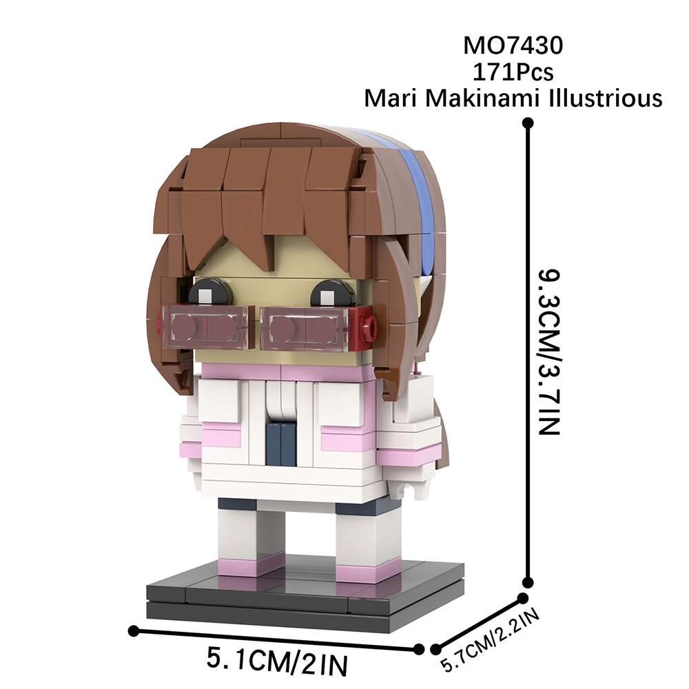 MOC7430 Anime Neon Genesis Evangelion Mari Makinami Illustrious ...