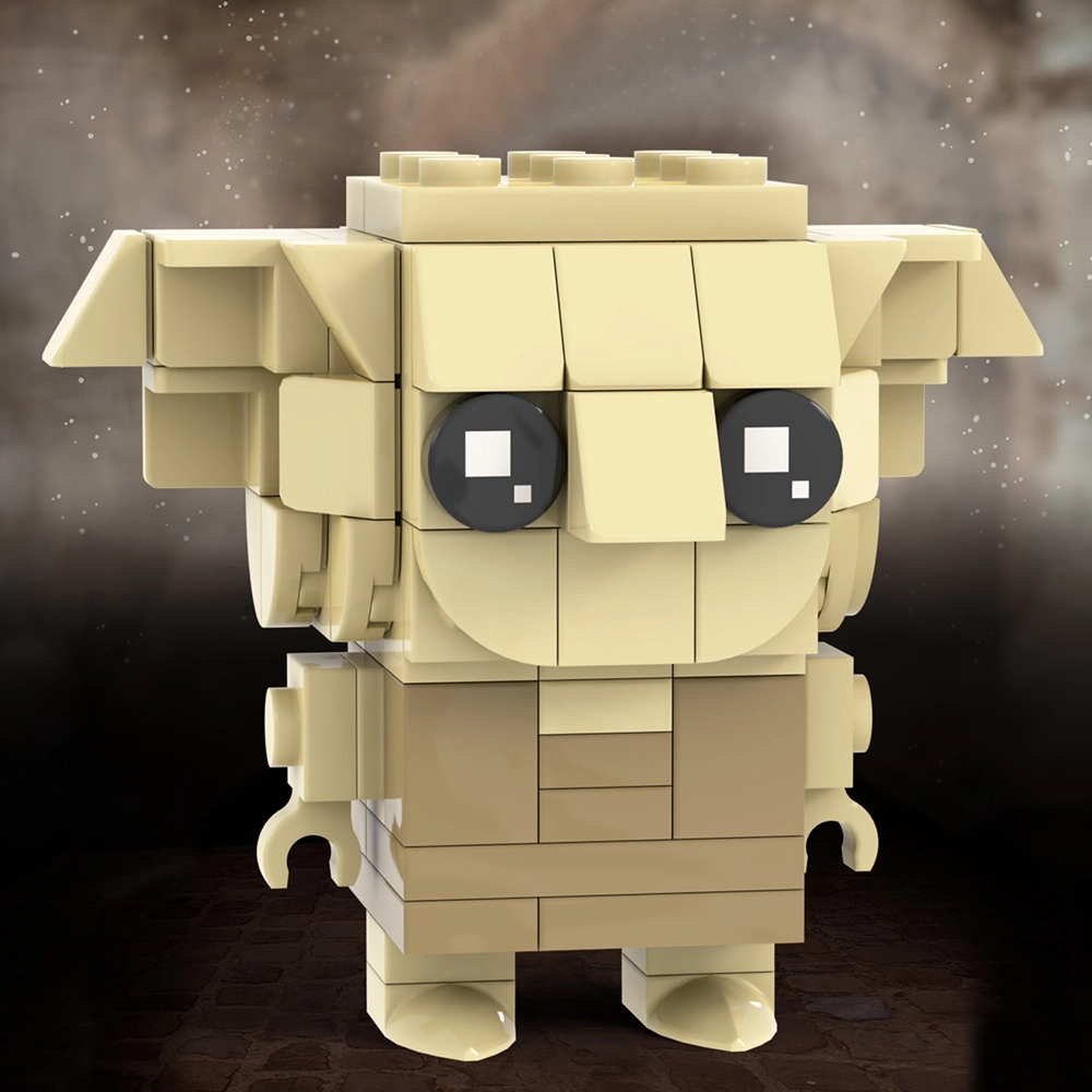 MOC7439 Harry Potter Dobby Brickheadz Fantasy Magic School Figures MOC ...