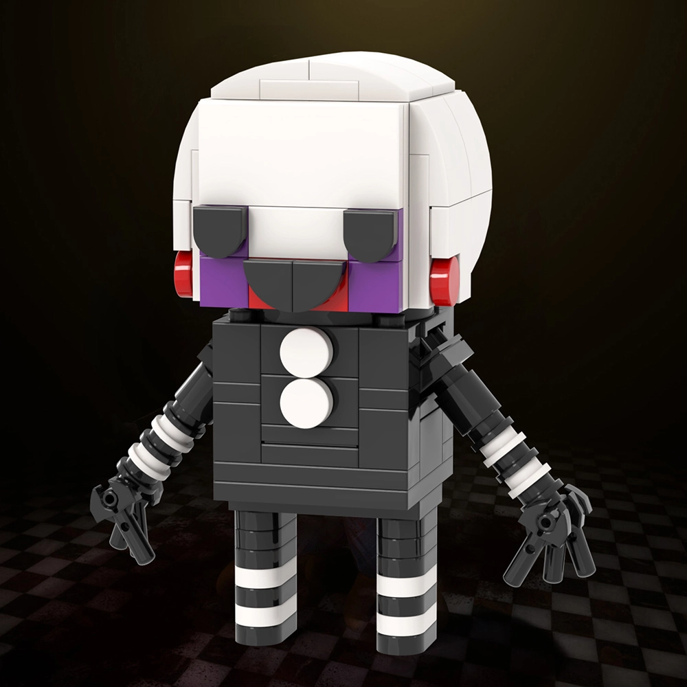 MOC7629 Bricks Five Night's At Freddy Puppet Brickheadzed Figures MOC ...