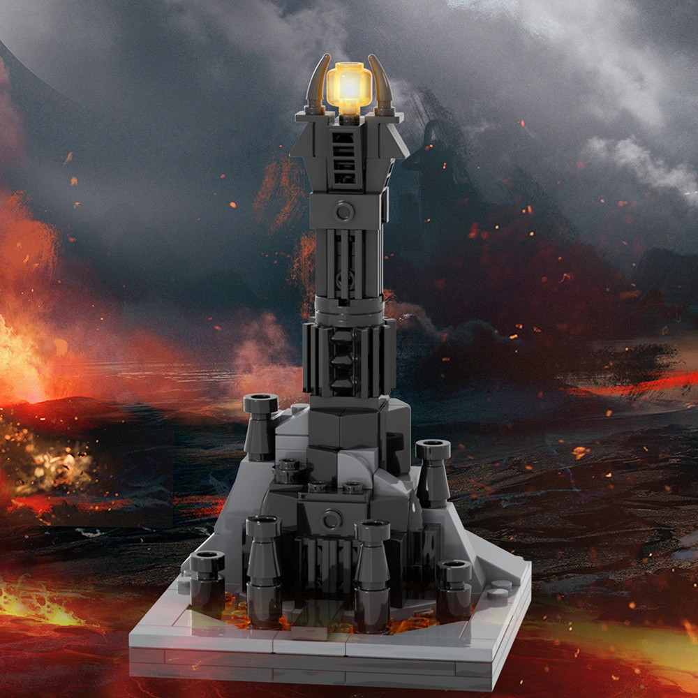 MOC1547 The Lord of the Rings Barad-Dur Lúgburz Fantasy Movie Action ...