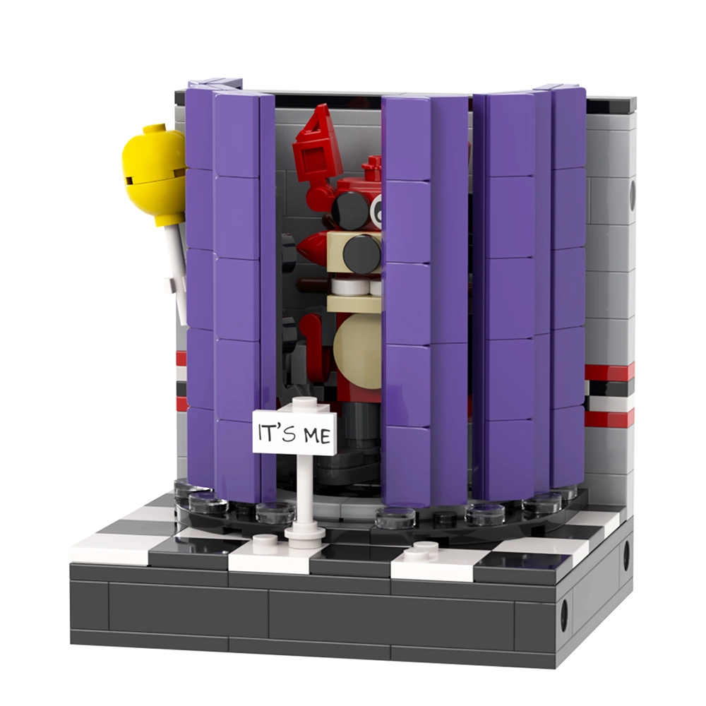 MOC1554 Five Nights at Freddy's Stage Freddy Fazbear's Pizzeria Bonnie ...