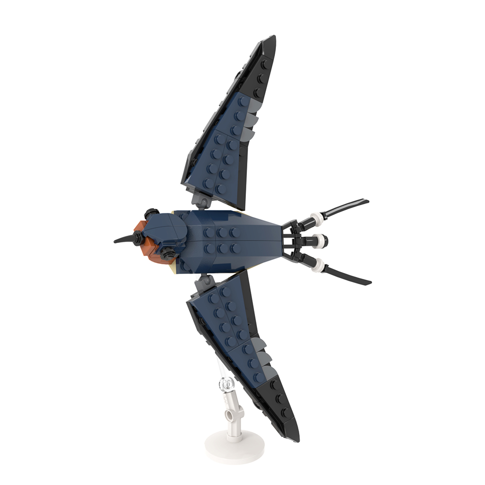 MOC306 Creative Animal Series Bird Barn Swallow Model Brick Compatible ...