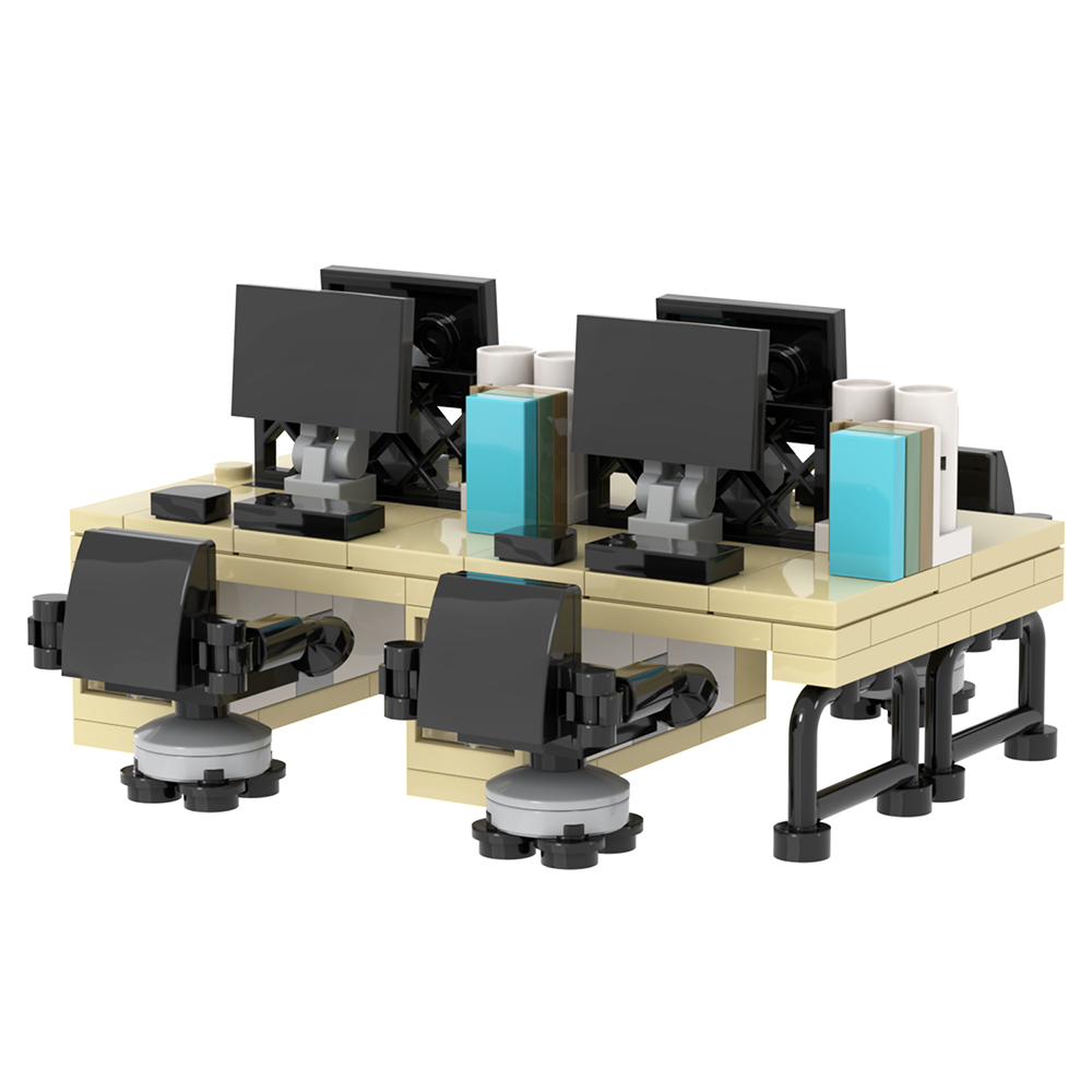 MOC4170 City Series Room Scene Furniture Model Brick Compatible With ...